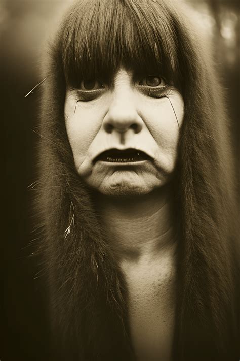 Diane Arbus Photograph Closeup Portrait · Creative Fabrica