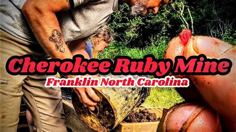 Digging For Rubies And Other Native Gem Stones In Franklin North Carolina At The Cherokee Ruby