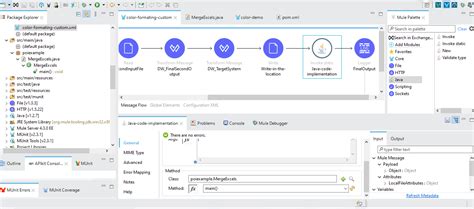 how to color excel file using mulesoft