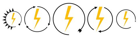 Premium Vector Three Different Wires With A Lightning Bolt On Them