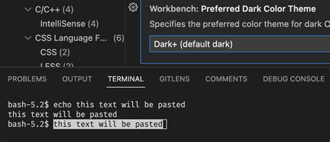 Pasted Terminal Text Looks Bugged In V2 Themes · Issue 175441 · Microsoft Vscode · Github