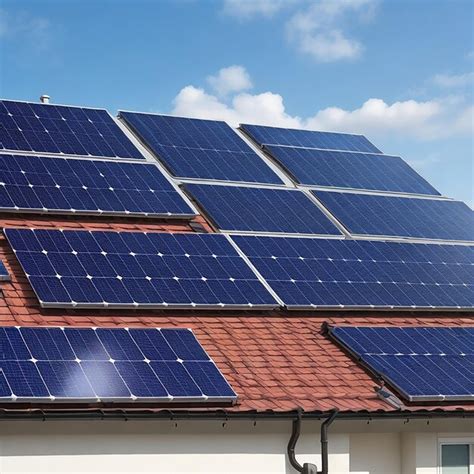 Premium Ai Image Solar Panels On The Roof Generated By Ai