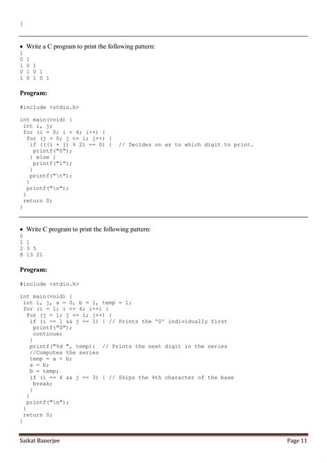 Pattern Printing In Cpdf Programming Languages Computing
