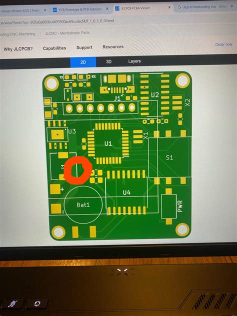Vias Not Recognized In Jlcpcb R Pcb