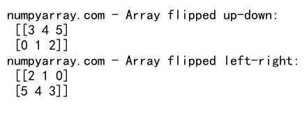 NumPy中arange函数和数组反转操作的详细指南 极客教程 NumPy中arange函数和数组反转操作的详细指南 极客教程