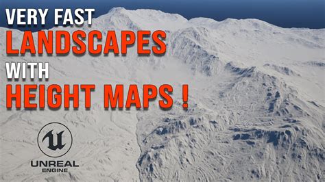 EASY Landscape Creation With Heightmaps In Unreal Engine 5 for Beginners - YouTube