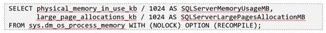sql server large memory pages sqlservercentral