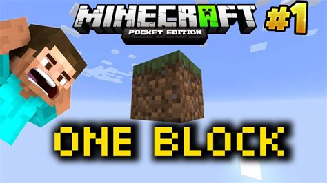 Minecraft One Block Part 1 Youtube