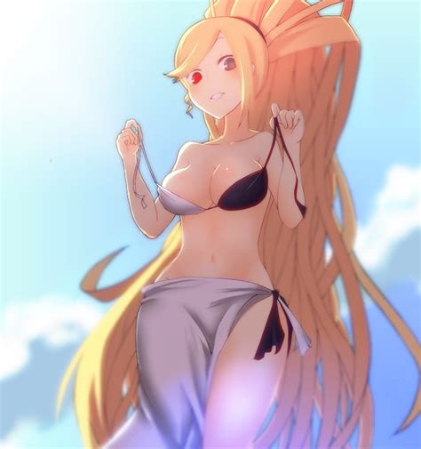 Rule 34 1girls Beach Bikini Blonde Hair Breasts Female Heterochromia Hilda Under Night In