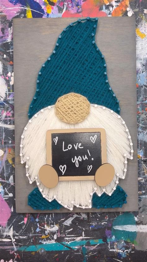 How To Make String Art Beautiful Rainbow Thread Heart Tutorial Artofit