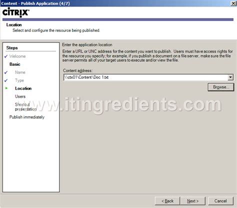 How To Publish Content In Citrix Xenapp 65