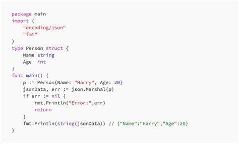 Guide To Json Marshalunmarshal And Encodedecode Josh Software