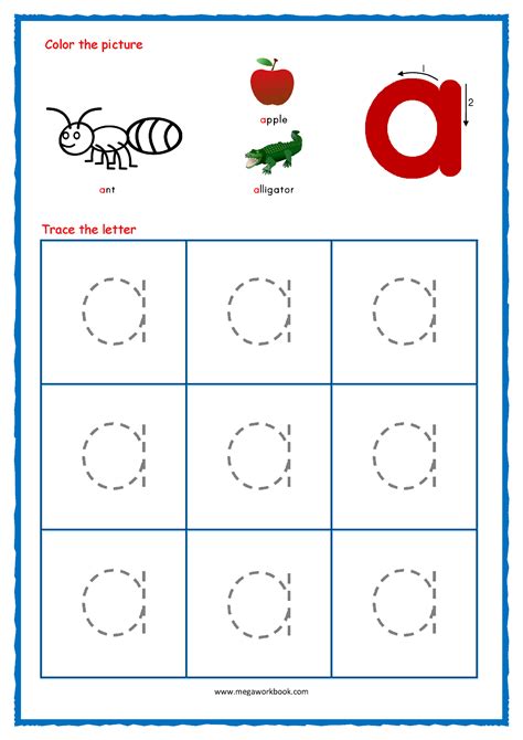 Tracing Lowercase Letters Free Printable