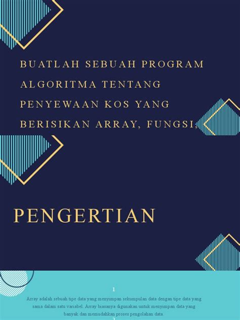 Algoritma Penyewaan Kost Pdf
