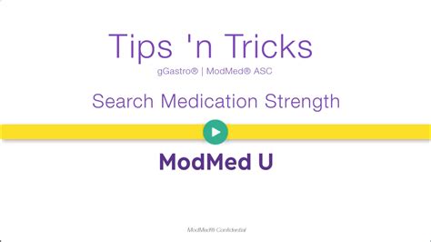 Ggastro® Tips And Tricks Search Medication Strength Gmed