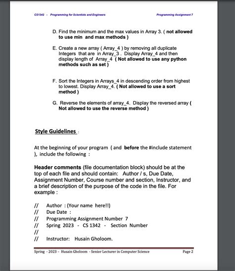 Solved CS Programming Of Your Final Grade Due Chegg Com