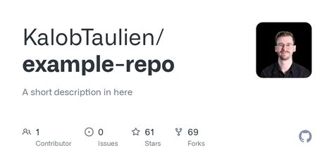 GitHub KalobTaulien Example Repo A Short Description In Here