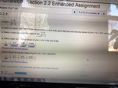 Solved Homework Section 2 2 Enhanced Assignment Score 0 Of