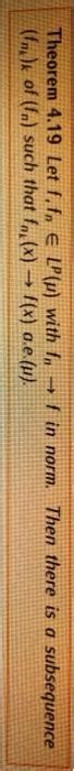 Solved Theorem 4 19 Let F Fn E Lp With 1 In Norm Then