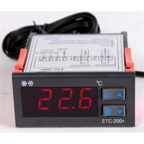 Jual Microtech Etc 200 220v Thermostat Digital Microcomputer Temperature Controller