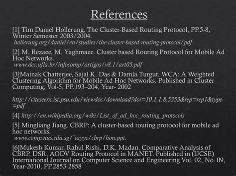 Cluster Based Routing Protocol 1 Pptx Computer Networking Computing