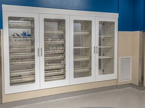 Interlocking Pass Through Cabinet Shield Casework