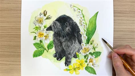 수채화 초보수채화일러스트그림과정시간순삭알면 쉬운 수채화그림easy To Draw Watercolors Youtube