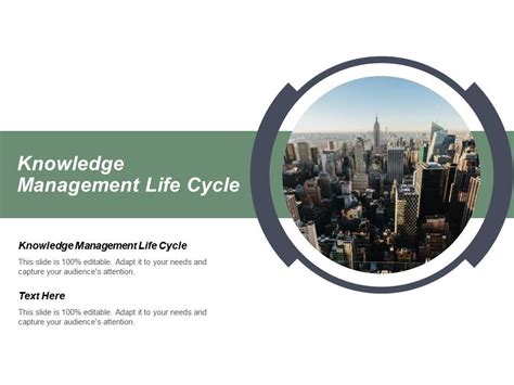 Knowledge Management Life Cycle Ppt Powerpoint Presentation Gallery File Formats Cpb