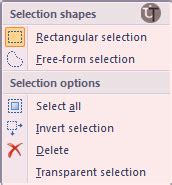 Ms Paint Rectangular Selection Tool In Paint
