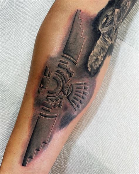 Mexican Aztec Eagle Tattoo