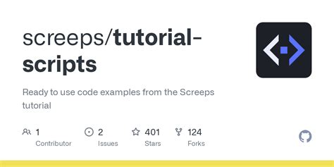 Github Screepstutorial Scripts Ready To Use Code Examples From The