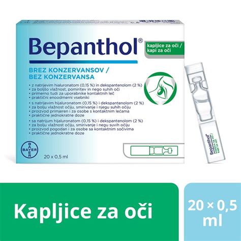 Bepanthol Kapi Za OČi 20 X 05ml Bepanthol Kapi Za OČi 20 X 05ml