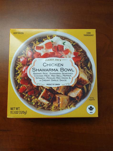 Chicken Shawarma Bowl Review 399 Rtraderjoes