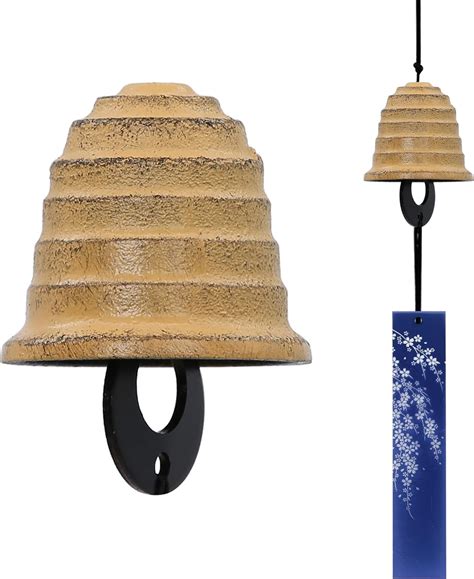 Afnal Japanese Wind Chime Cast Iron Outdoor Ornament