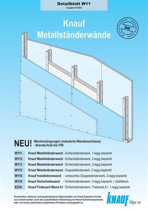 W161de Knauf Wandsysteme Fb4 Wand Systeme Im Überblick Anhvi
