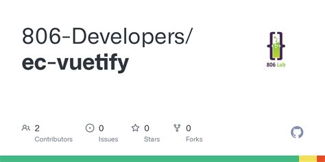 GitHub Developers Ec Vuetify
