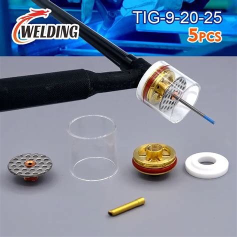 Tig Welding Kit For Wp 92025 Gas Lens Tig Large Connector Welding
