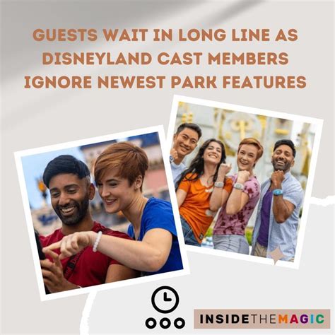 Guests Wait In Long Line As Disneyland Cast Members Ignore Newest Park