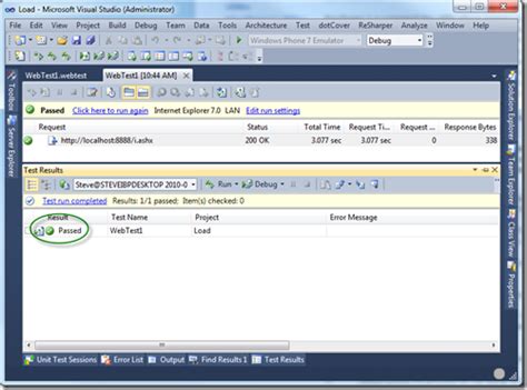 using dynamic parameters in a webtest or loadtest blog