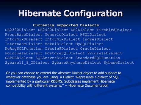 Ppt Rapid Persistence Layer Development With Hibernate Hibernate