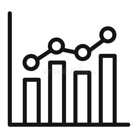 Performance Stats Icon Ideal For Metrics And Data Visualization Stock