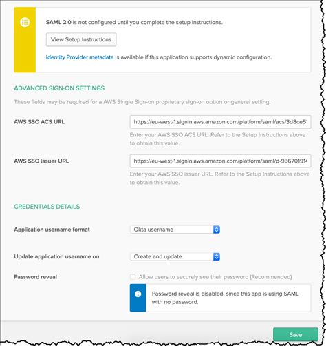 Single Sign On Between Okta Universal Directory And AWS AWS News Blog