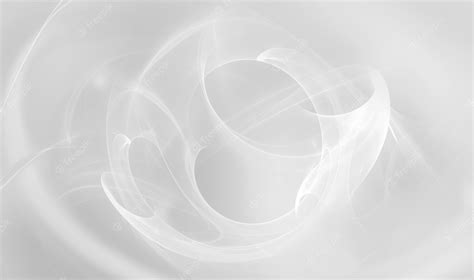 Premium Photo Abstract White Background With Smooth Wavy Lines