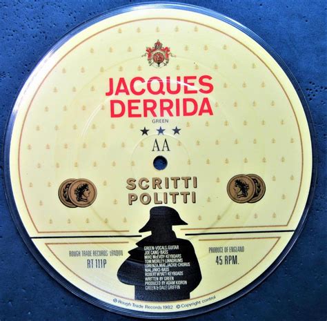 Picture Disc 7zoll Jaquea Derrida Scritt Gebraucht In Ettingen Für Chf 0 95 Mit Lieferung
