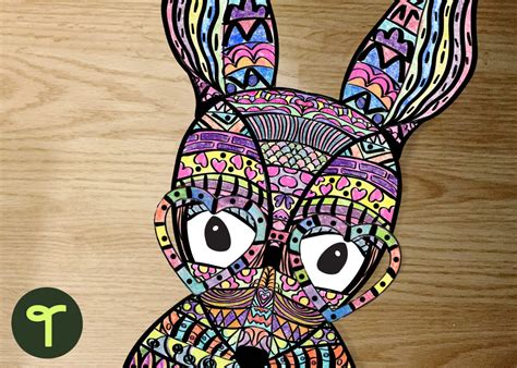 Funky Bilby Craft Template Teach Starter