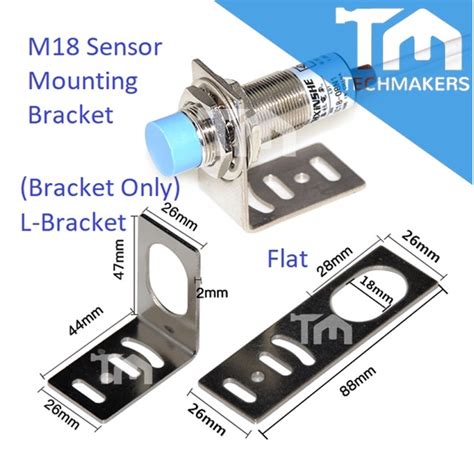 M18 Mounting Bracket For Inductive Capacitor Proximity Sensor Steel