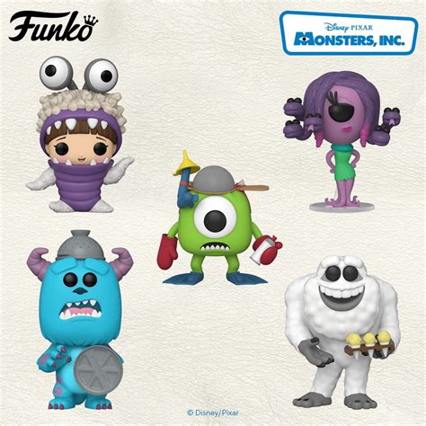 8 New Monsters Inc 20th Anniversary Funko Pops 2021