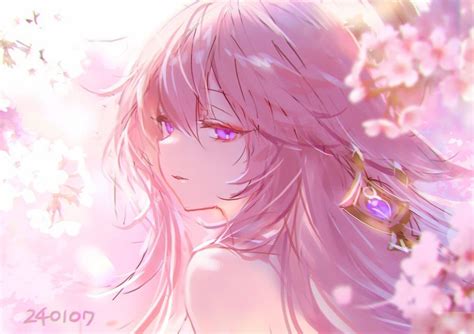 Yae Miko Cute Anime Wallpaper Anime Best Friends Art Poses