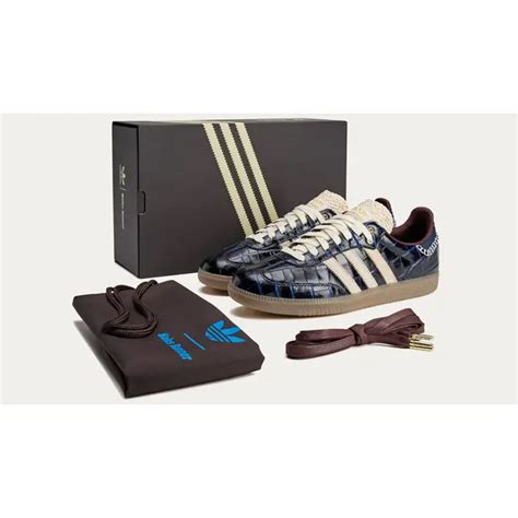 Wales Bonner X Adidas Samba Croc Collegiate Navy Wonder White Jh9825