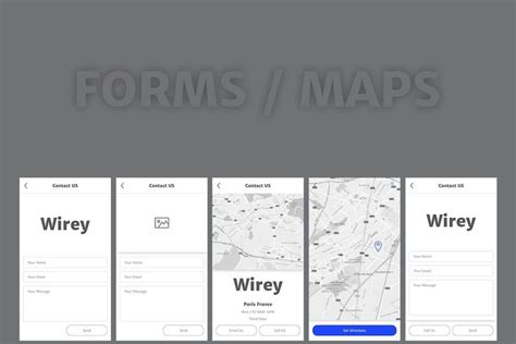 Wirey Wireframe Kit Pack